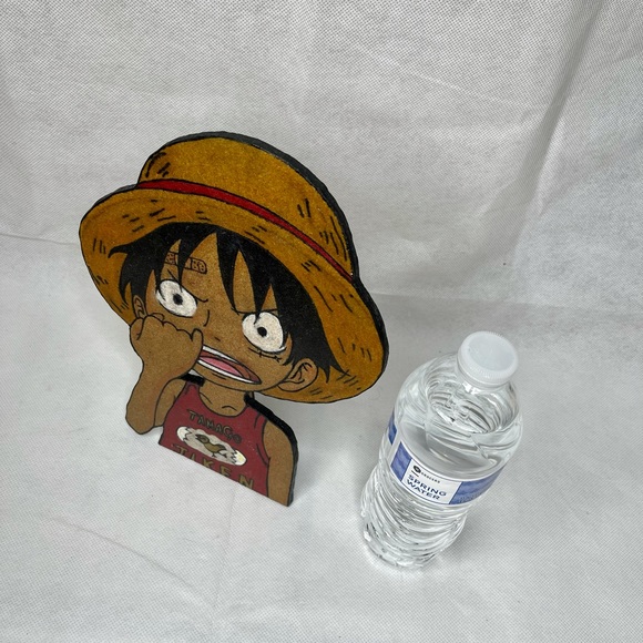 AM Arts | Art | One Piece Young Luffy Standing Wood Cutout Handcrafted ...